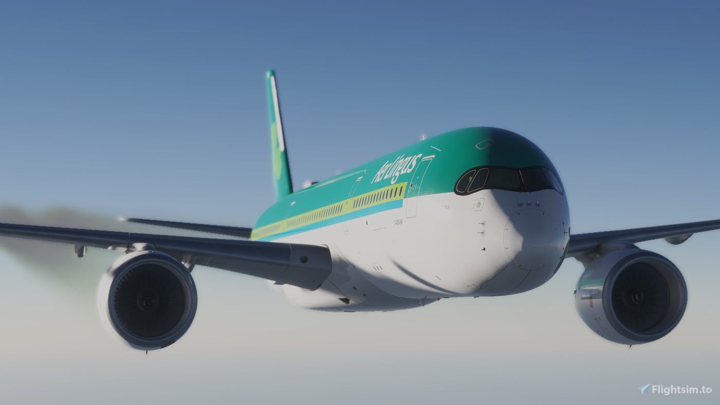 Airbus A350 Aer Lingus (Fictional) for Microsoft Flight Simulator | MSFS