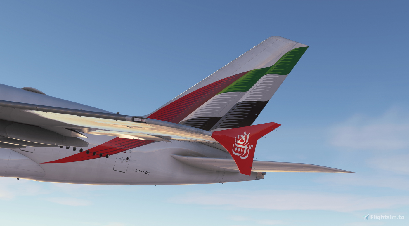 Airbus A380-800 | Emirates 2023 | A6-EOE for Microsoft Flight Simulator ...