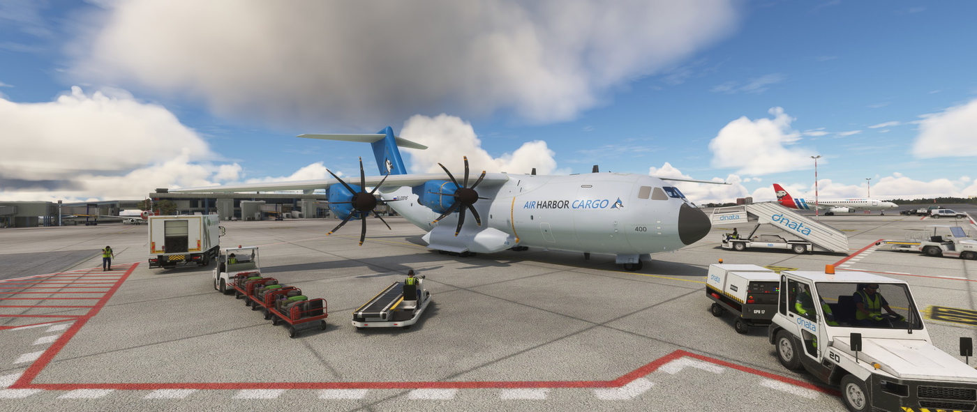 Airbus A400M RESTYLE AIR HARBOR [4K] for Microsoft Flight Simulator | MSFS