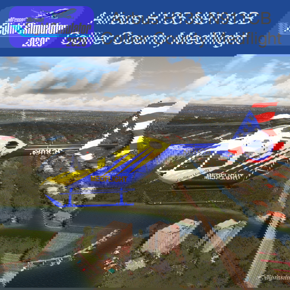Airbus H135 Collier County Medflight for Microsoft Flight Simulator | MSFS