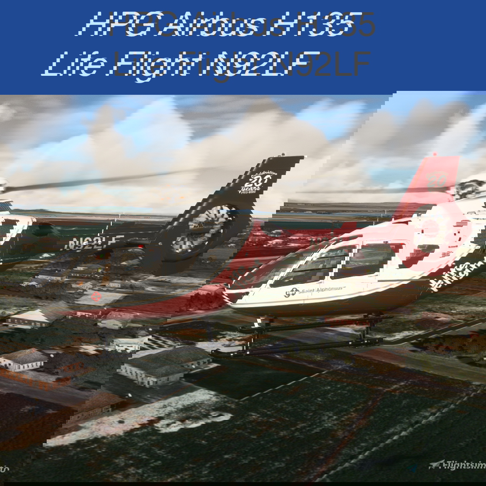 Airbus H135 Life Flight N92LF for Microsoft Flight Simulator | MSFS