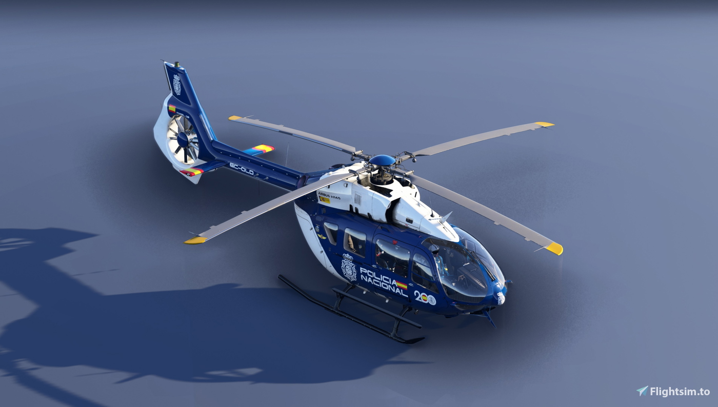 Airbus H145 Spanish Policía Nacional Offshore Ec Old 8k For