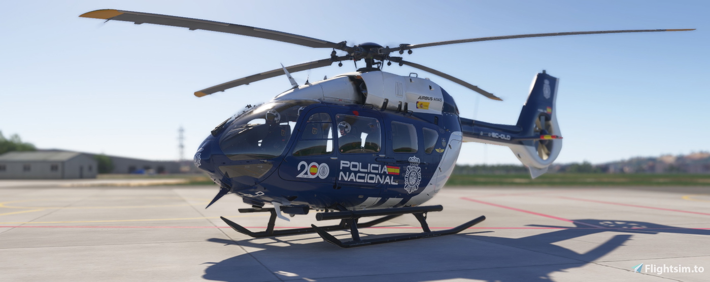 Airbus H145 Spanish Policía Nacional Offshore Ec Old 8k For
