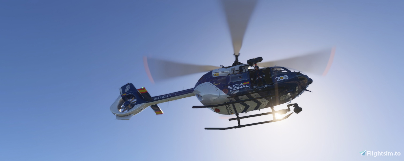 Airbus H145 Spanish Policía Nacional Offshore Ec Old 8k For