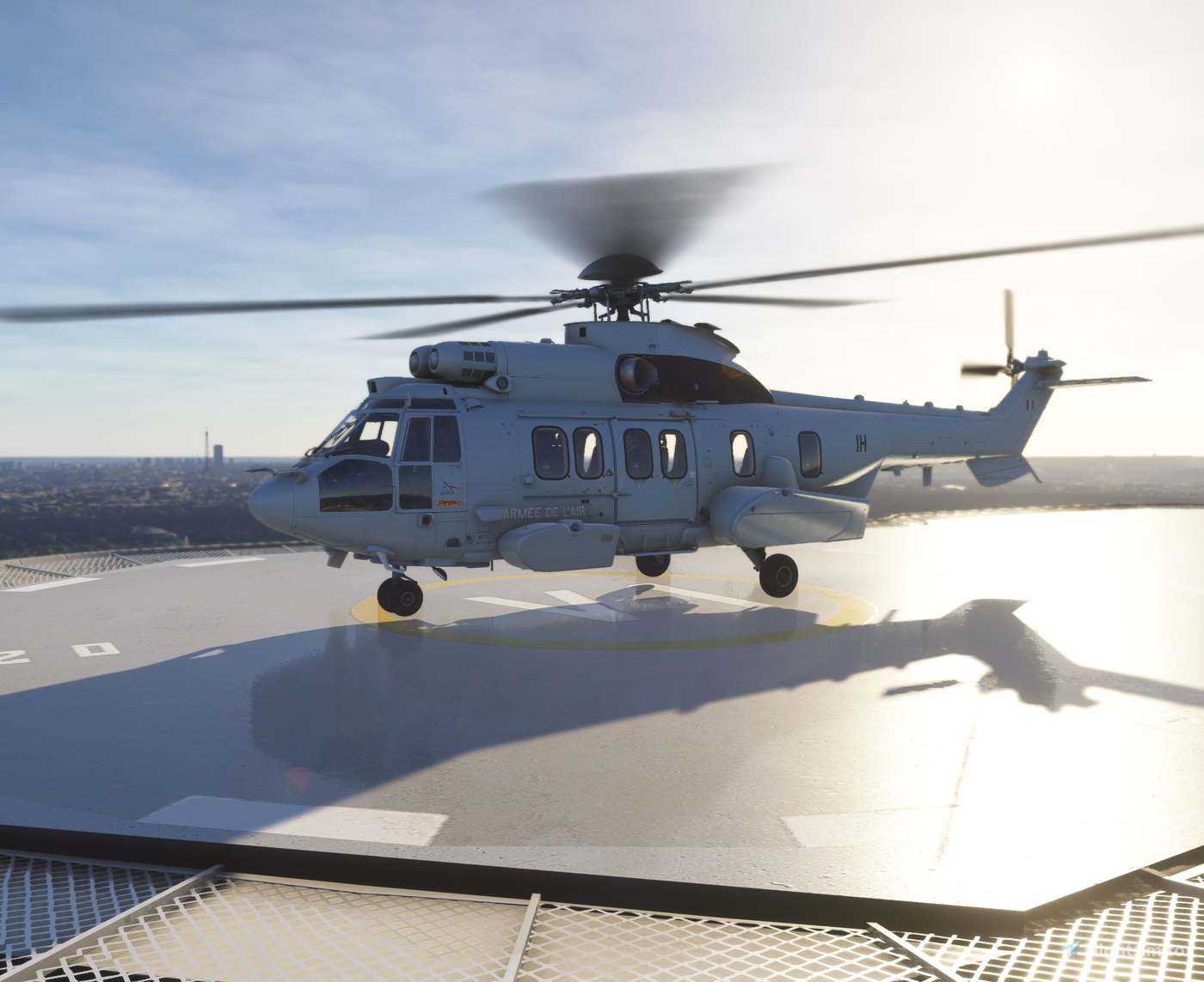 Airbus H225 | Armee de l'Air - H225M Caracal IH | 8k pour Microsoft Flight Simulator | MSFS