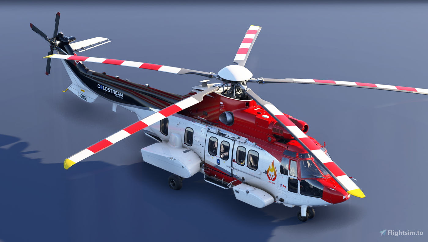 Airbus H225 | Coldstream Helicopters C-GRGJ FIRECAT | 8k for Microsoft ...