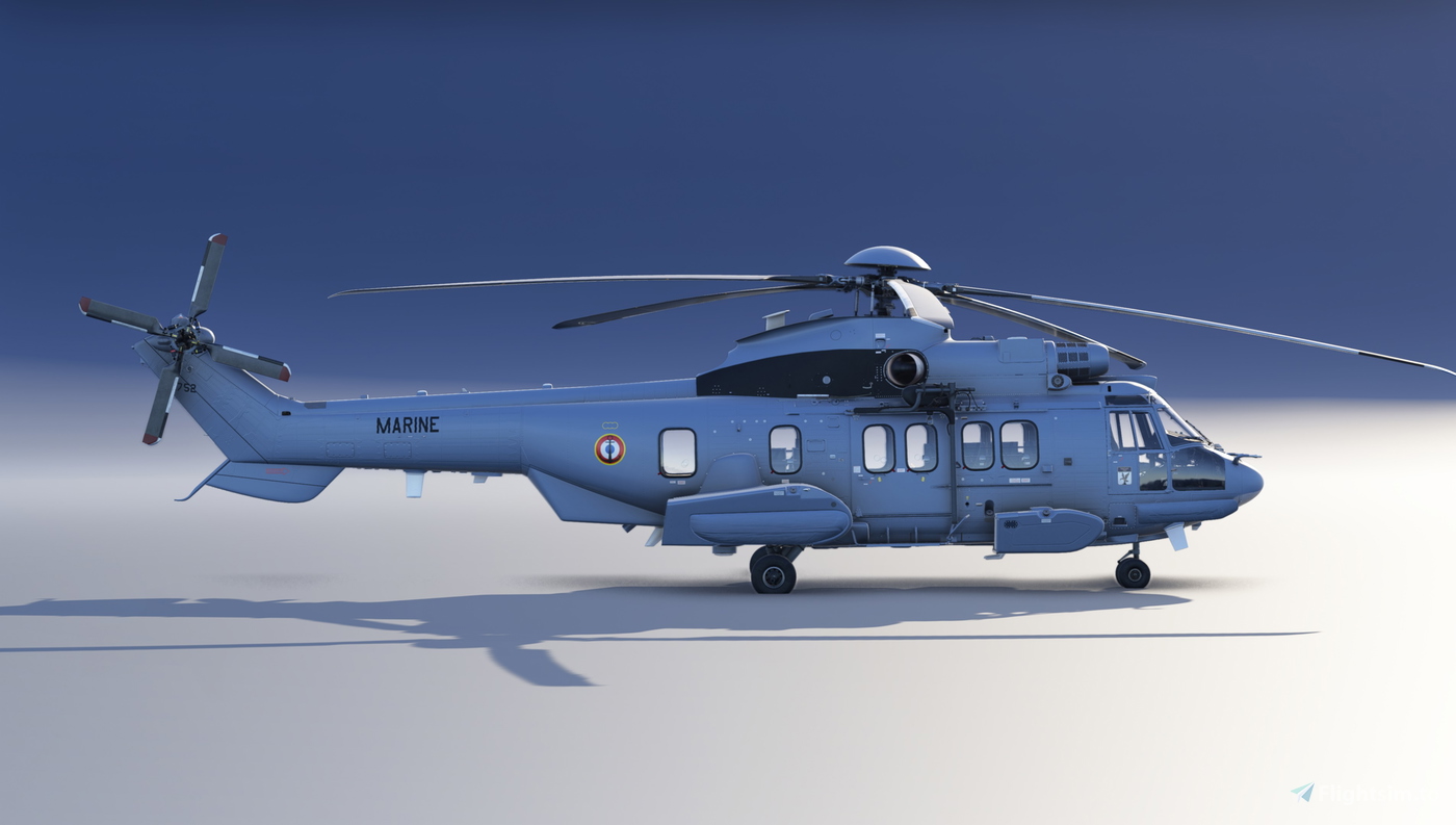 Airbus H225 | Marine Nationale - Flotille 32F 2752 | 8k 对于 Microsoft Flight Simulator | MSFS