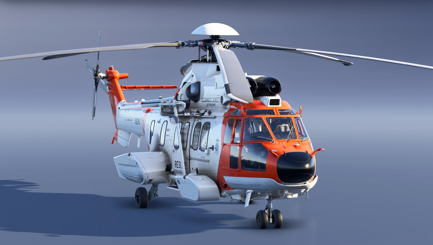 Airbus H225 | Norwegian SAR Queen | Fictional | 8k 对于 Microsoft Flight ...