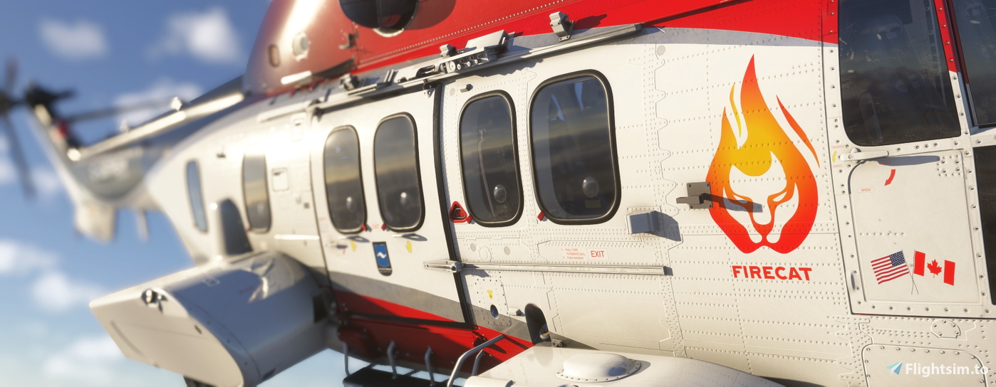 Airbus H225 | Coldstream Helicopters C-GRGJ FIRECAT | 8k for Microsoft ...