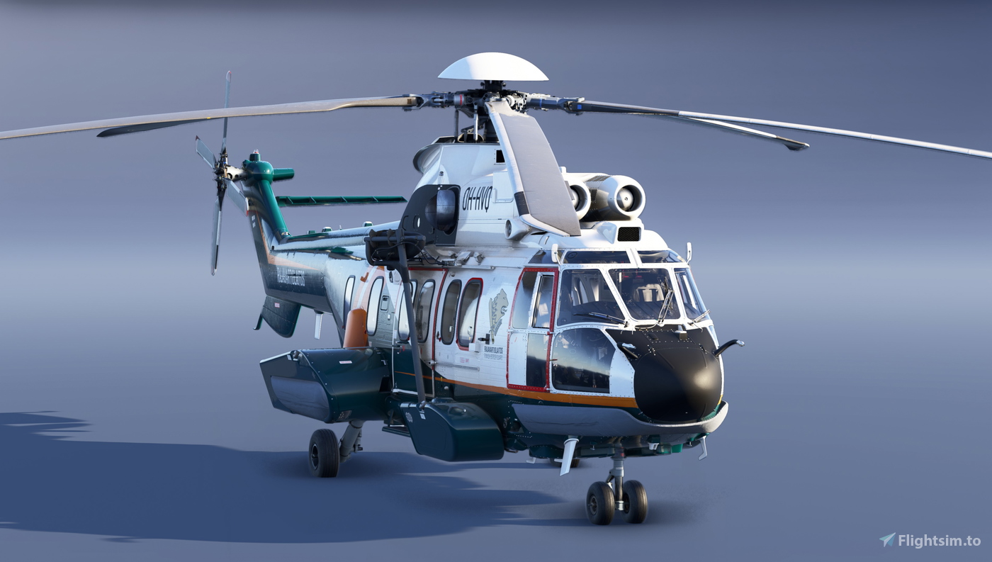 Airbus H225 | Finnish Border Guard OH-HVQ | 8k | v2 のために Microsoft ...