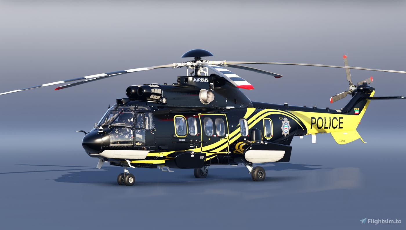 Airbus H225 | Kuwait Police KMOI-08 | 8k for Microsoft Flight Simulator ...