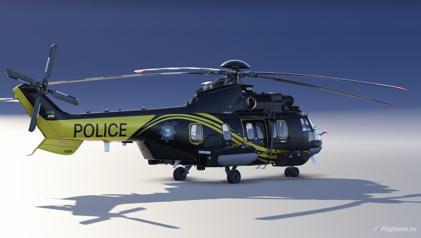 Airbus H225 | Kuwait Police KMOI-08 | 8k for Microsoft Flight Simulator ...