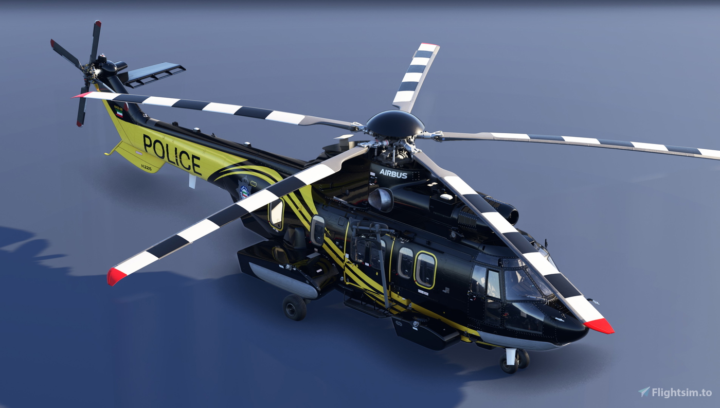 Airbus H225 | Kuwait Police KMOI-08 | 8k for Microsoft Flight Simulator ...