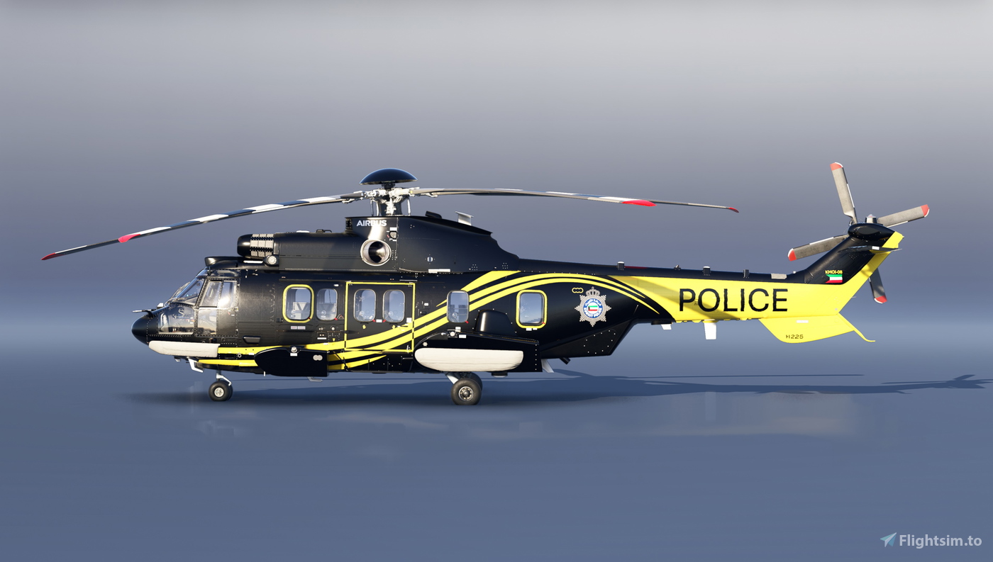 Airbus H225 | Kuwait Police KMOI-08 | 8k for Microsoft Flight Simulator ...