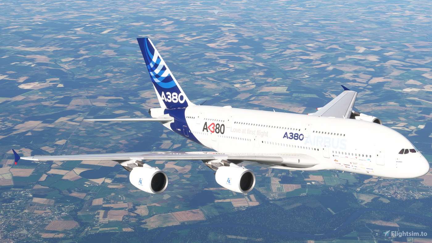 Airbus House Colors "Love at first flight" (circa 2012) F-WWDD for ...