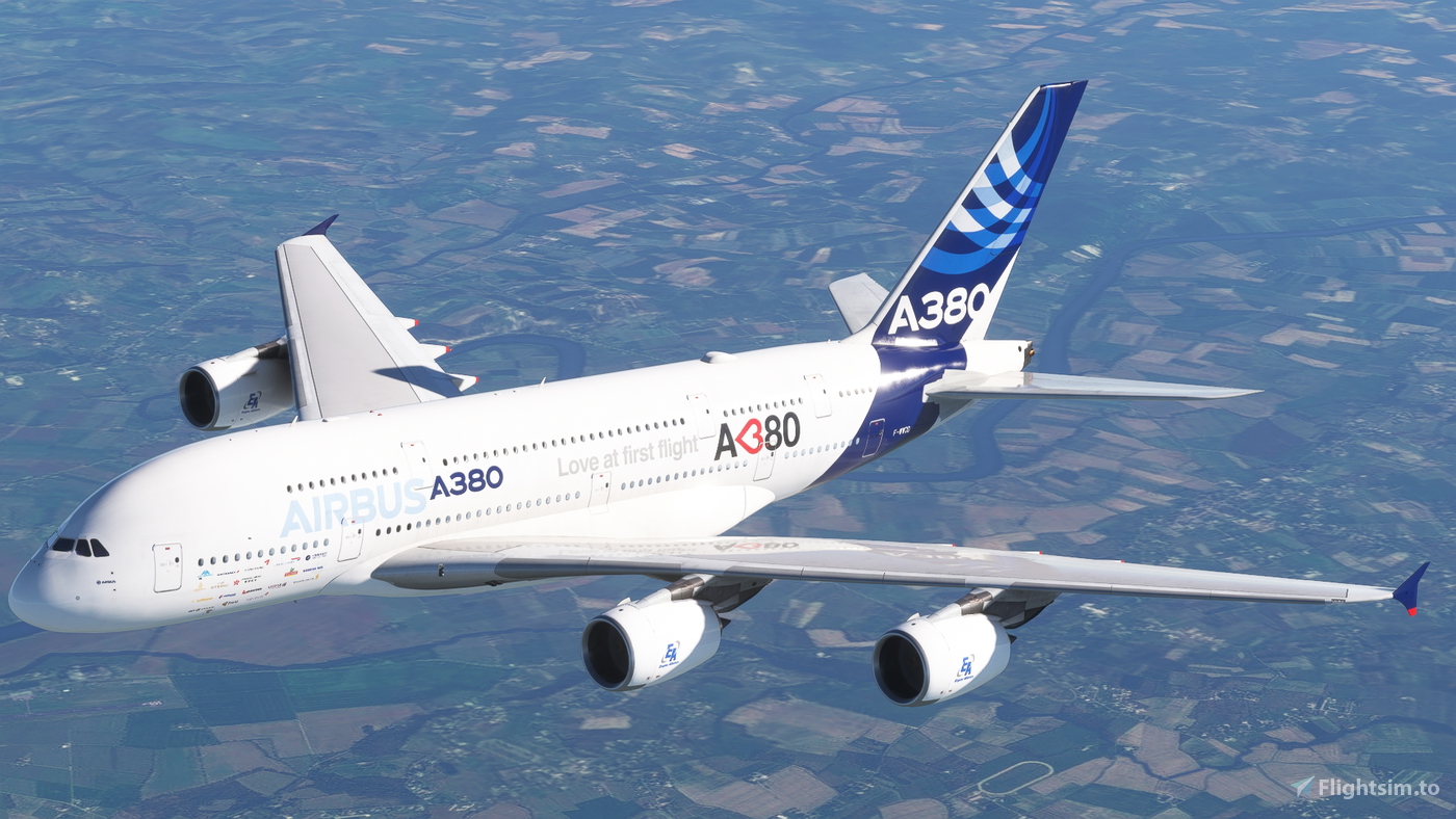 Airbus House Colors "Love at first flight" (circa 2012) F-WWDD for ...