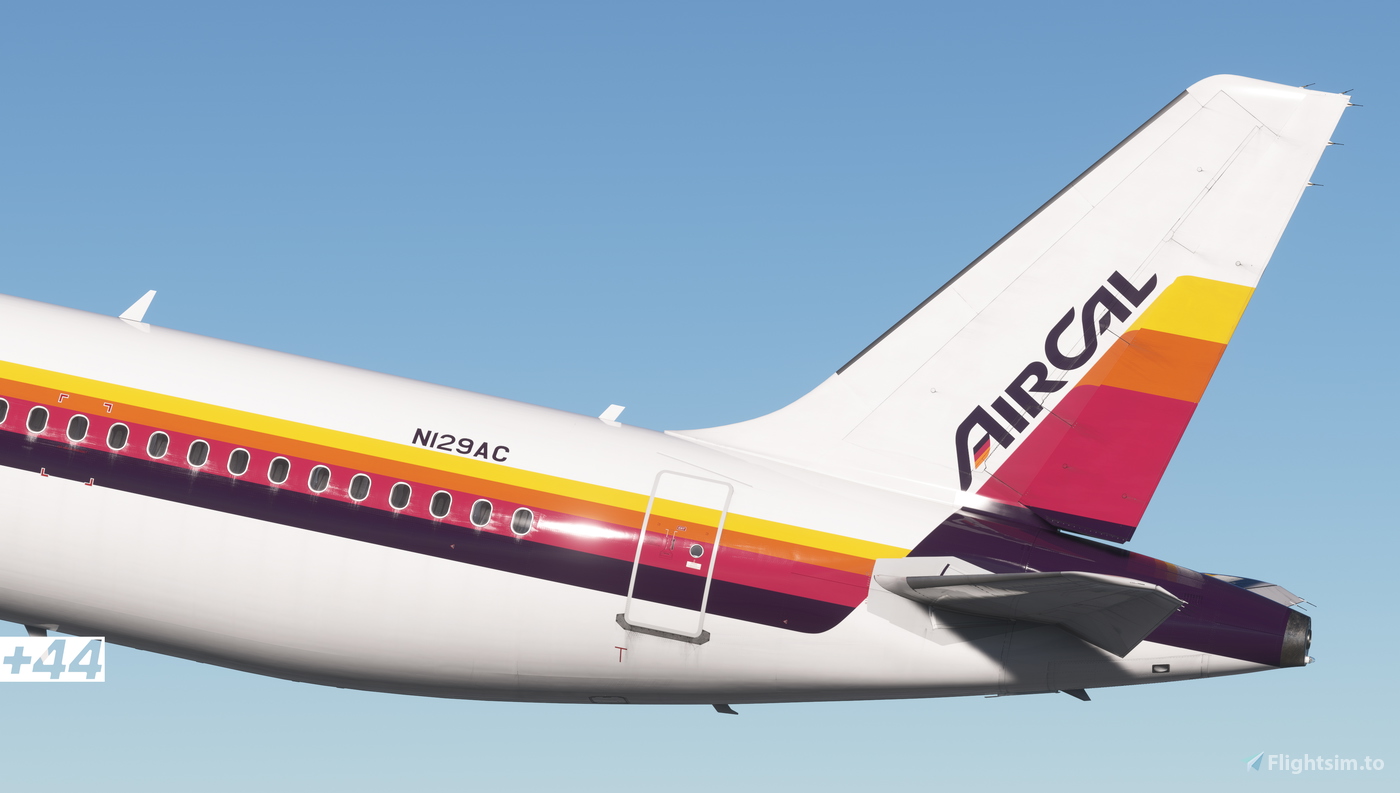 AirCal (N129AC) Fenix A321 CFM - 8K for Microsoft Flight Simulator | MSFS