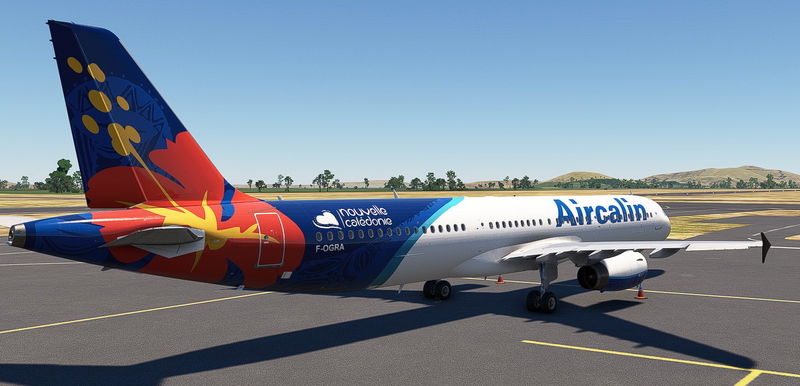 Aircalin Fenix A321 F-OGRA w/Cabin (Fictional) pour Microsoft Flight Simulator | MSFS