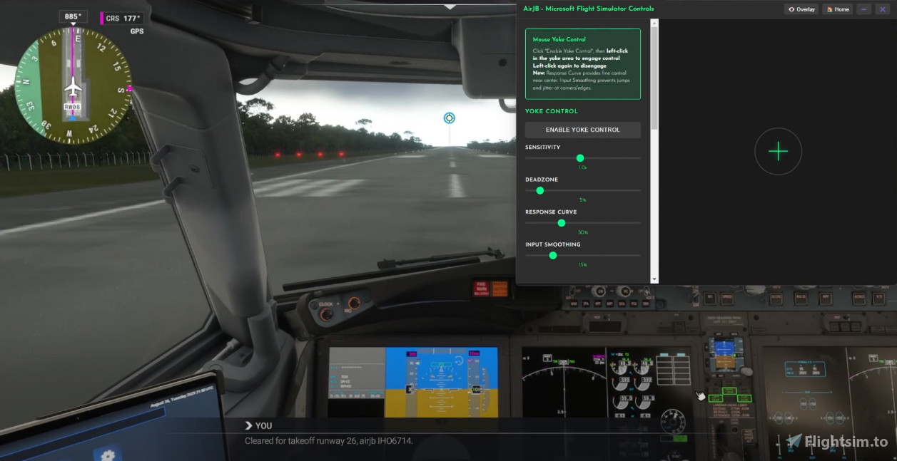 AirJB - Mouse Control - Mouse yoke for Microsoft Flight Simulator | MSFS