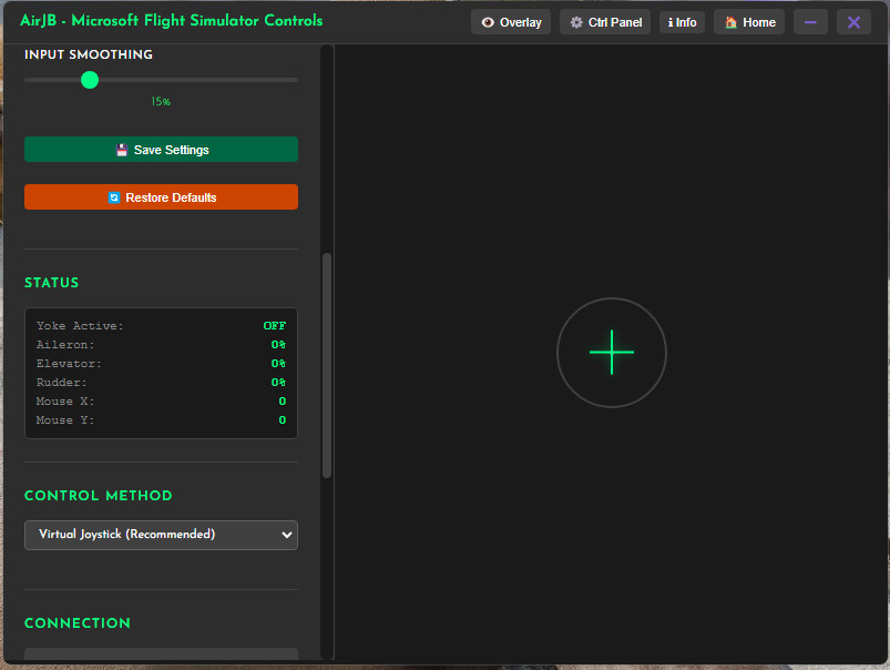 AirJB - Mouse Control - Mouse yoke for Microsoft Flight Simulator | MSFS