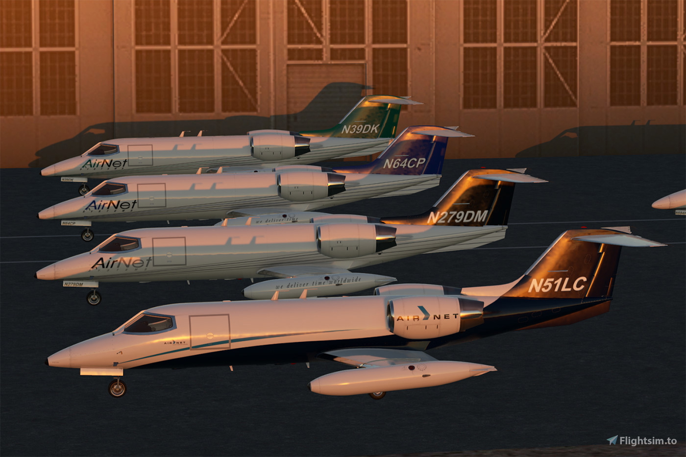 AirNet Megapack - CARGO - Flysimware Learjet 35A para Microsoft Flight ...