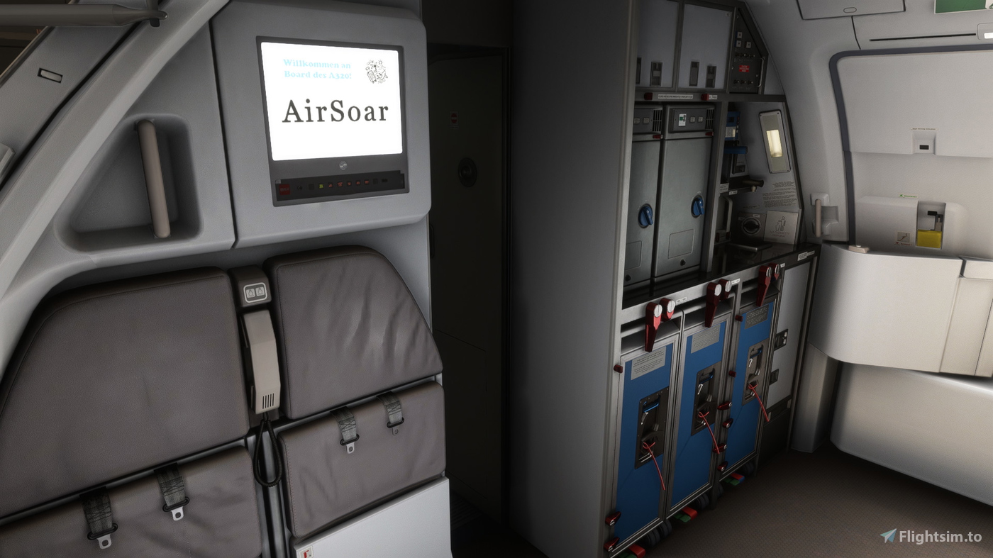 VA AirSoar D-EASG [First Livery] w/Cabin Fenixsim A320 V2[8K] for ...