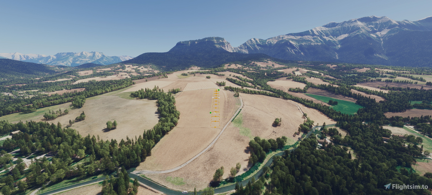 Airstrips near Grenoble (LFLG Le Versoud) pour Microsoft Flight ...