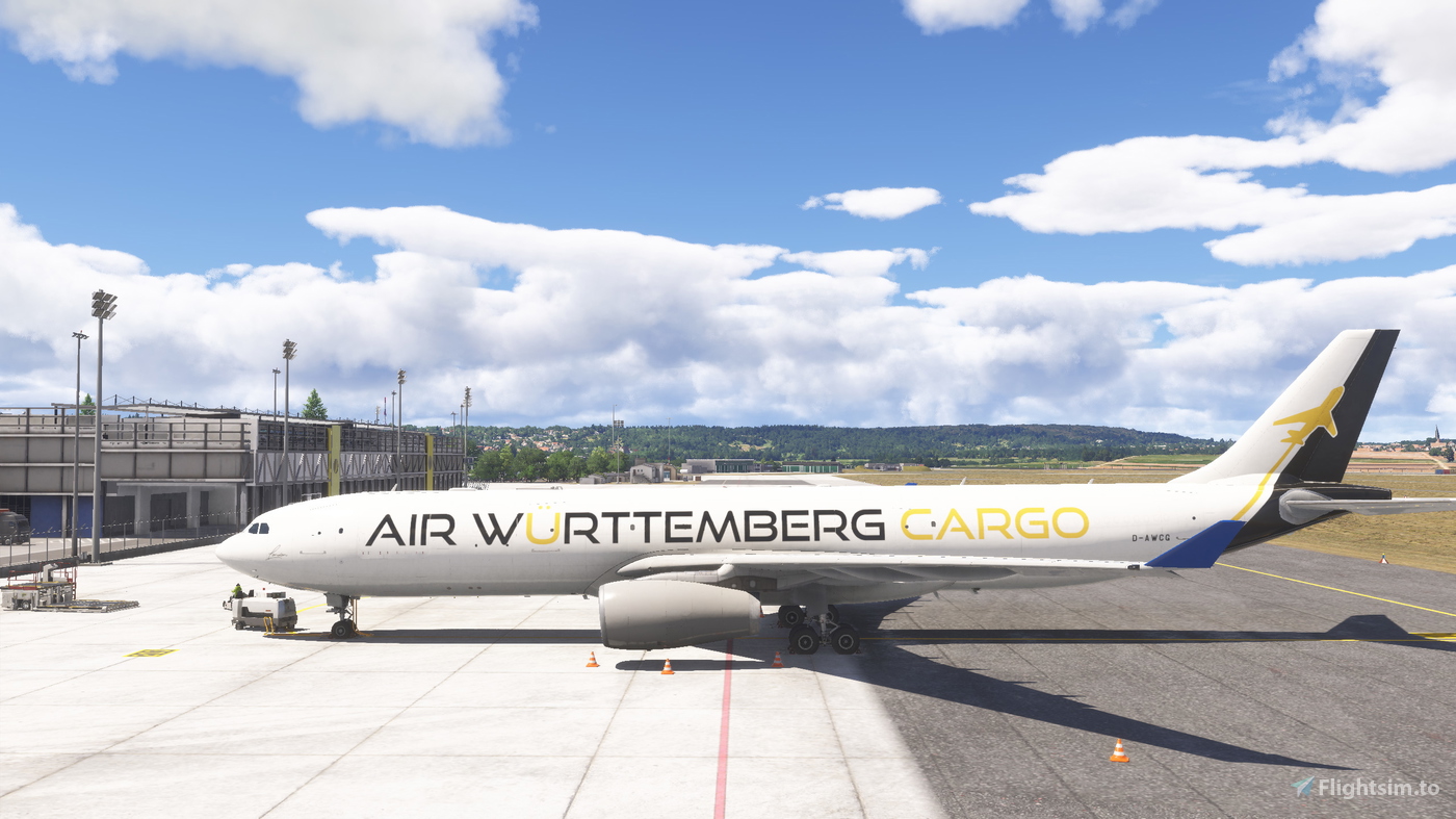 AirWuerttemberg Cargo Livery for Airbus A330-300P2F 对于 Microsoft Flight ...