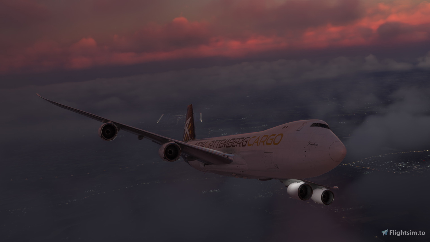 AirWuerttemberg Livery for Boeing 747-8F Cargo ( Asobo) //MSFS2020 // Version 2.0 voor Microsoft ...