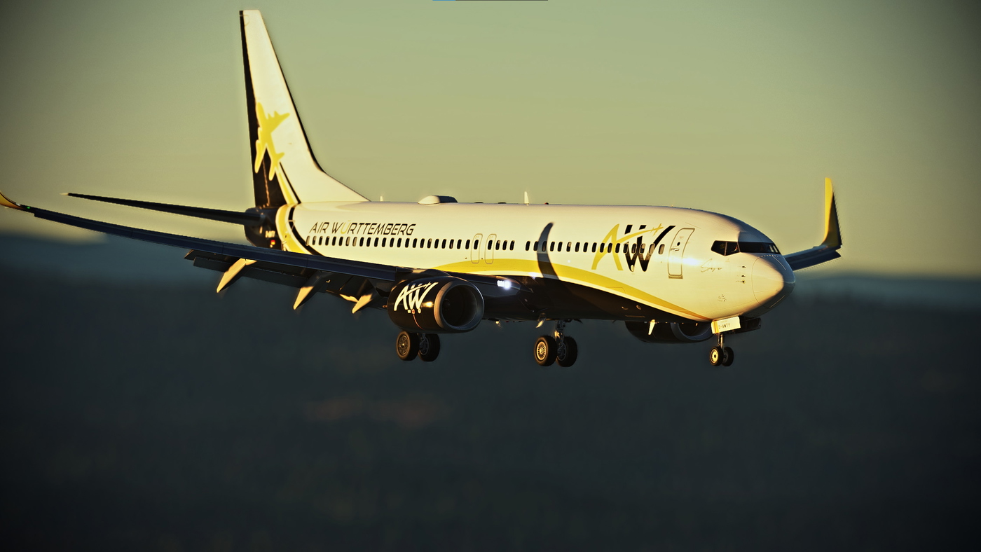 AirWuerttemberg Livery for Boeing 737-800 (PMDG) for Microsoft Flight ...