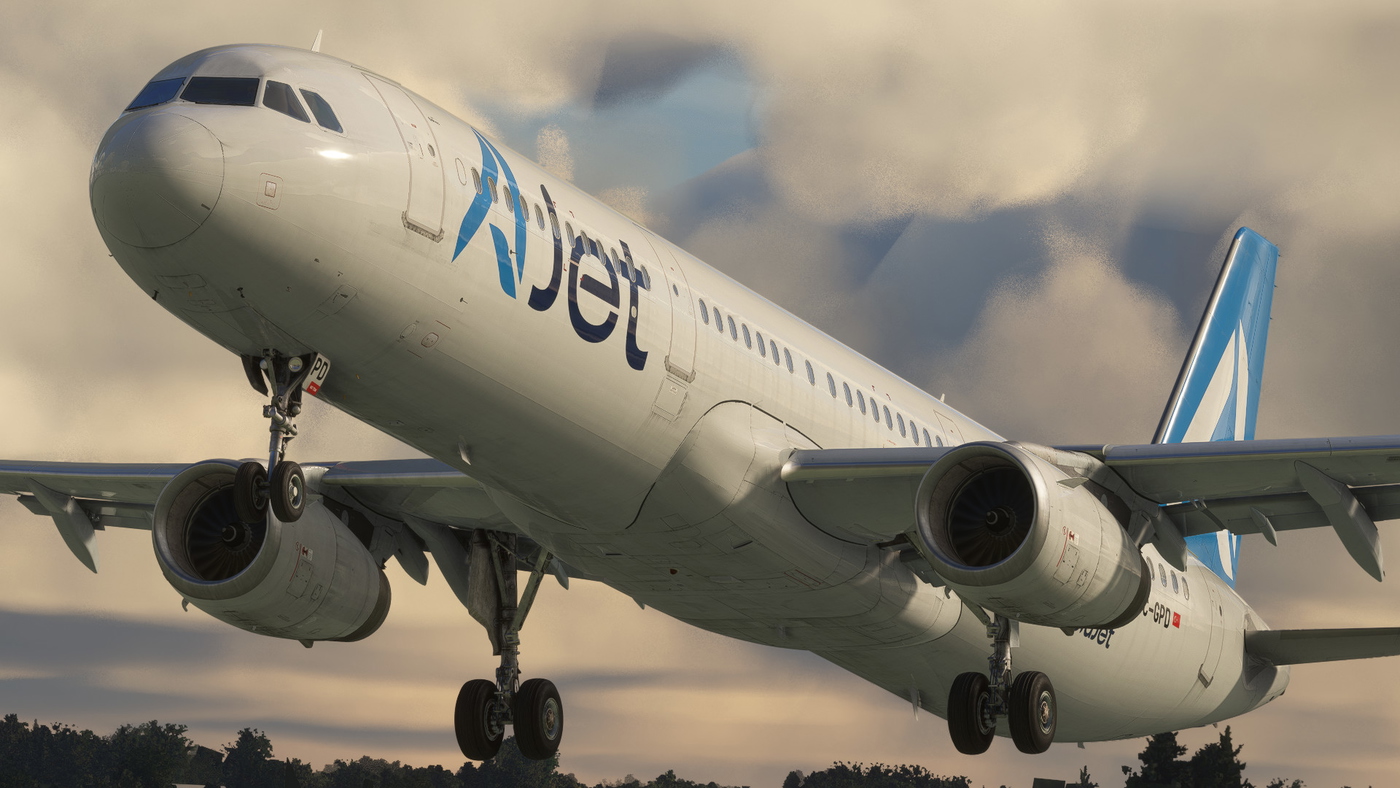 AJet | TC-GPD w/ Cabin | Fenixsim Airbus A321 pro Microsoft Flight ...