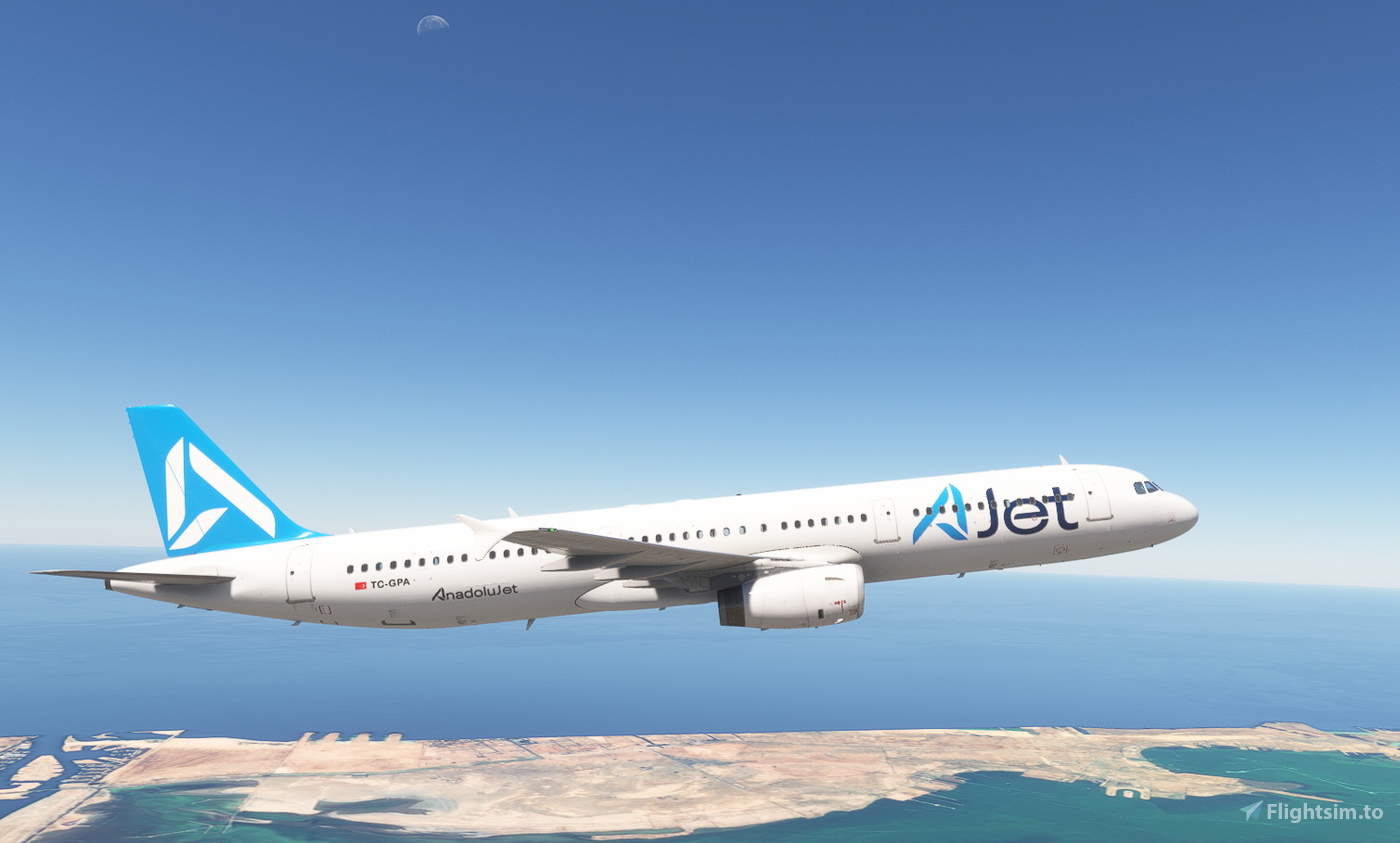 Ajet | With Cabin TC-GPA IAE | Fenix A321 for Microsoft Flight ...
