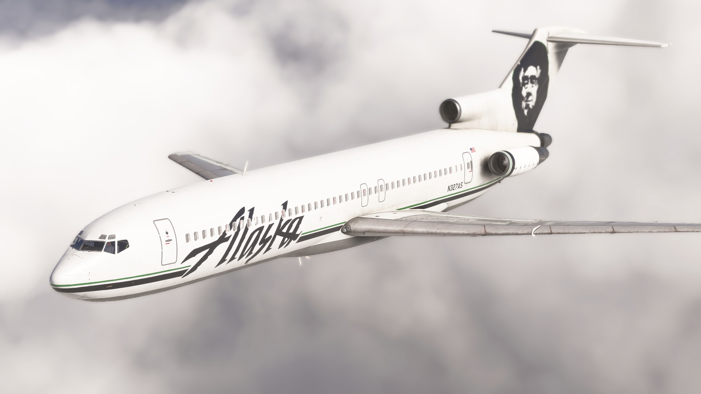 Alaska Airlines 727-200 Fleet Pack w/Cabin | FlightSim Studio B727 за ...
