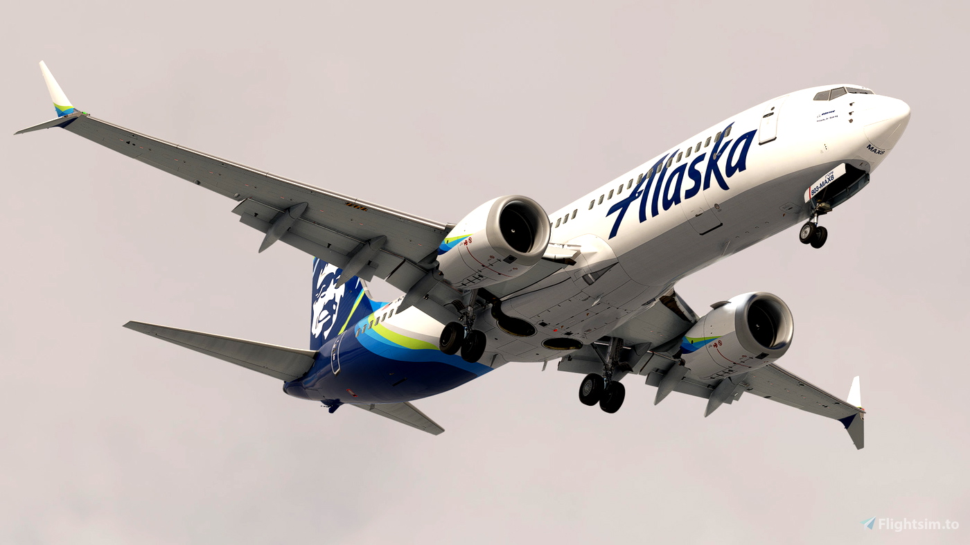 Alaska Airlines [Pack] w/Cabin | iFly 737 MAX 8 for Microsoft Flight Simulator | Feed