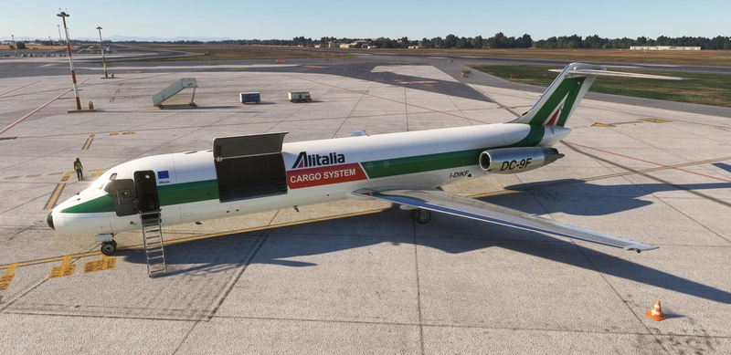 Alitalia Cargo System DC9-3F のために Microsoft Flight Simulator | MSFS