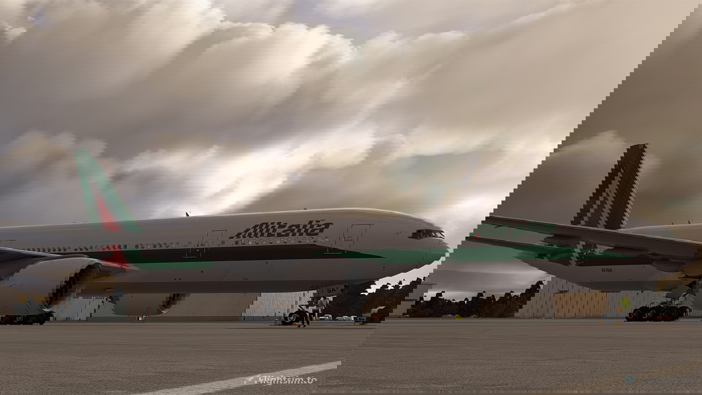 Alitalia EI-ISA & Cabin PMDG B777-200ER for Microsoft Flight Simulator ...
