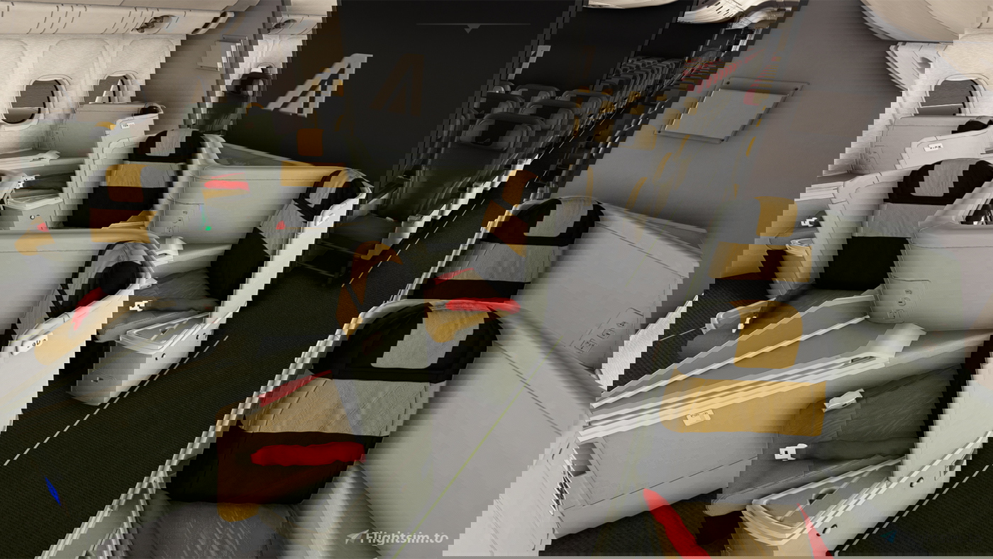 Alitalia EI-ISA & Cabin PMDG B777-200ER for Microsoft Flight Simulator ...