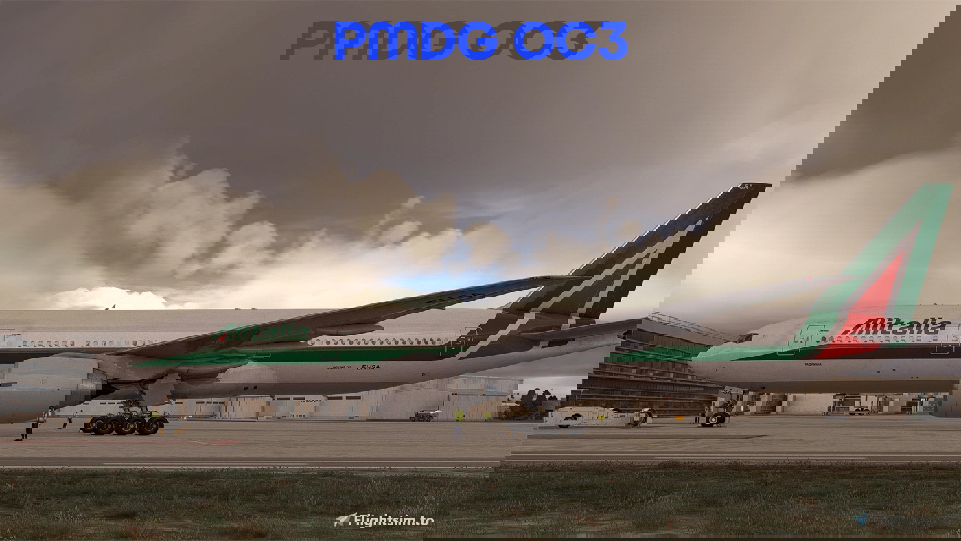 Alitalia EI-ISA & Cabin PMDG B777-200ER for Microsoft Flight Simulator ...