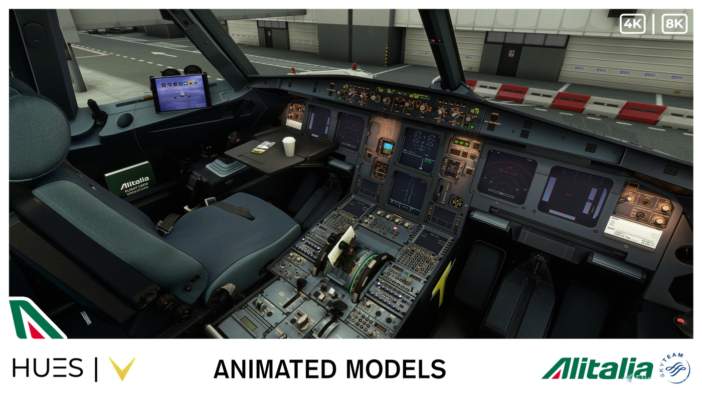 ALITALIA Pack w/3D Cabin | A321 Fenix (BFU ready) para Microsoft Flight Simulator | MSFS