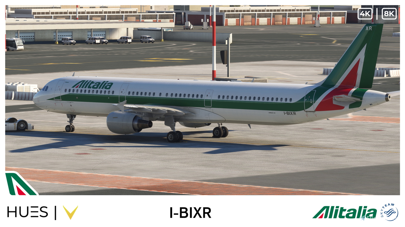 ALITALIA Pack w/3D Cabin | A321 Fenix (BFU ready) for Microsoft Flight Simulator | MSFS