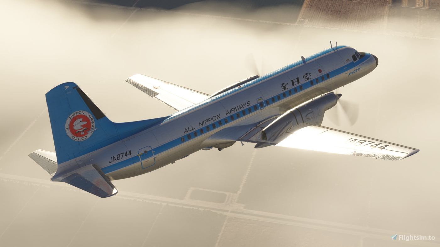 All Nippon Airways (Mohican) | JA8744 | YS-11 for Microsoft Flight Simulator | MSFS