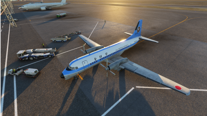 All Nippon Air YS-11 JA8772 pour Microsoft Flight Simulator | MSFS
