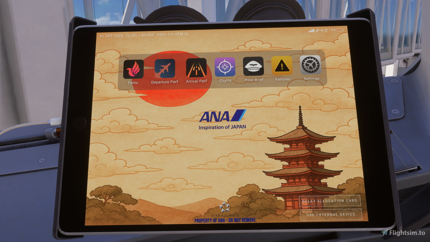 All Nippon Airways - NH/ANA - EFB background pro Microsoft Flight ...