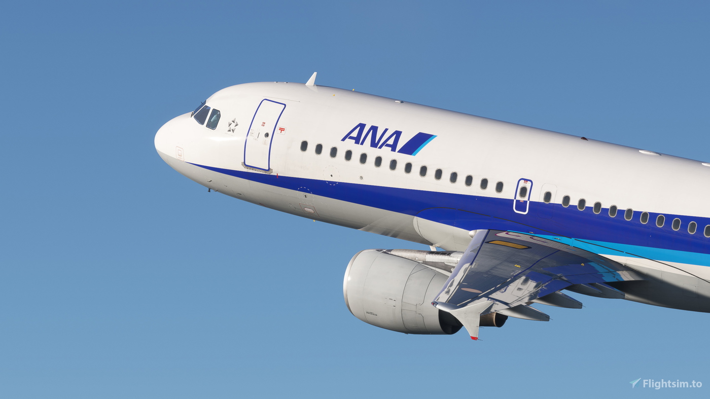 All Nippon Airways ANA [Pack] w/Cabin Fenixsim A320 V2 [8K+4K] のために Microsoft Flight Simulator ...