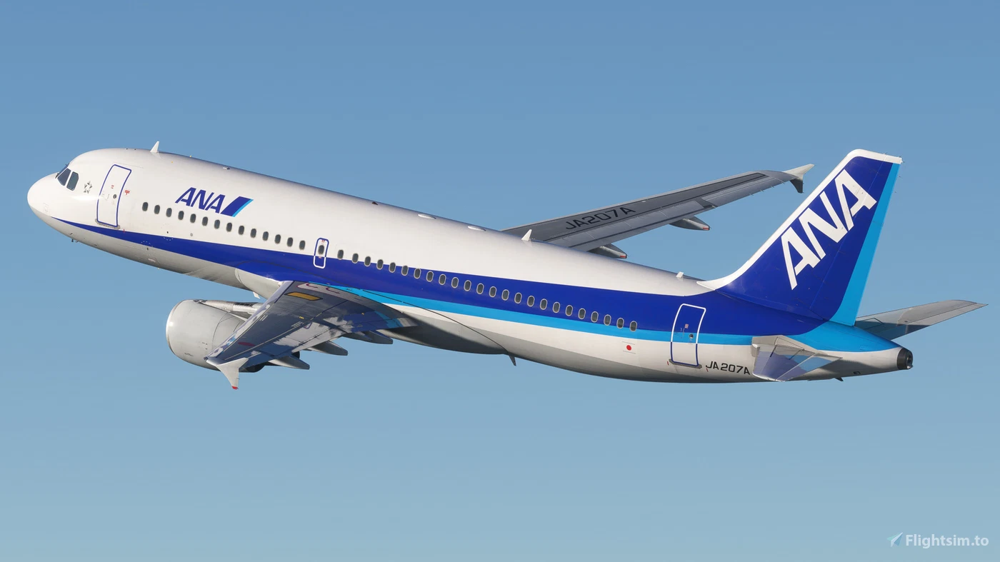 All Nippon Airways ANA [Pack] w/Cabin Fenixsim A320 V2 [8K+4K] のために Microsoft Flight Simulator ...