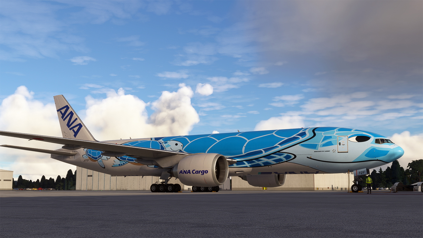 All Nippon (ANA) Flying Honu Cargo PMDG B777F for Microsoft Flight ...