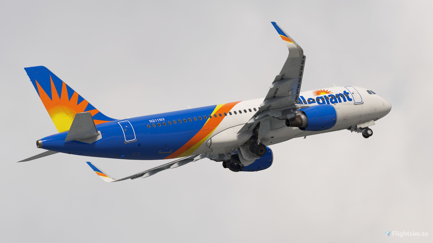 Allegiant Air (Sharklet) Pack | w/Cabin | Fenix A320SL for Microsoft ...