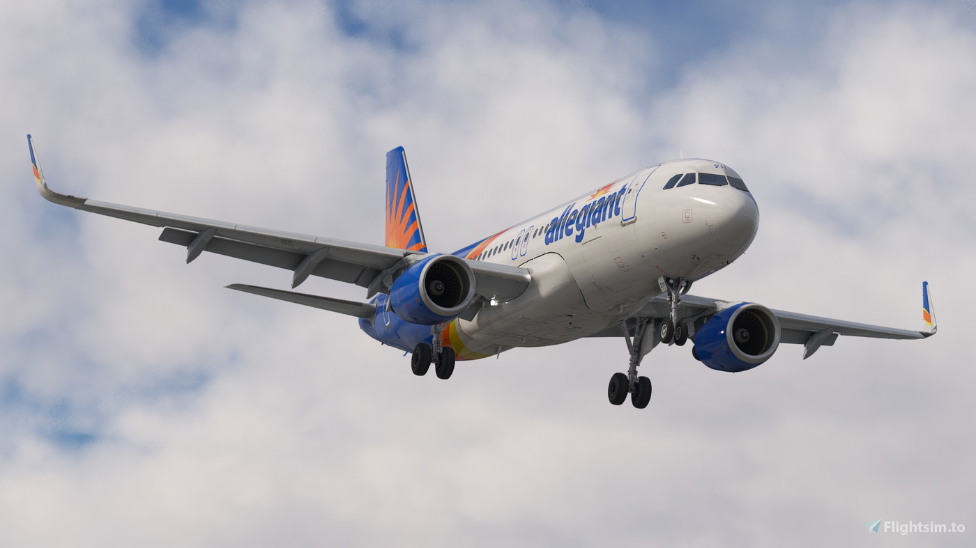 Allegiant Air (Sharklet) Pack | w/Cabin | Fenix A320SL for Microsoft ...