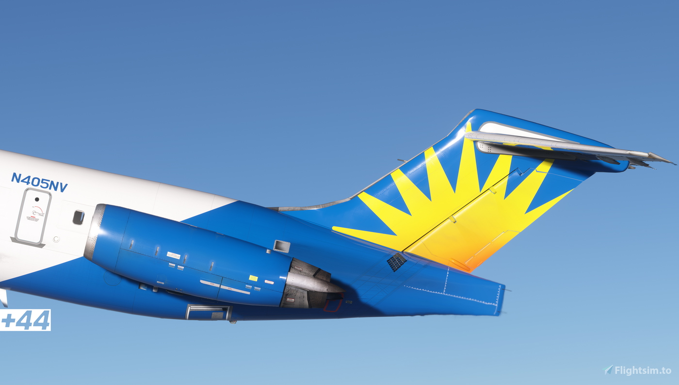 Allegiant "Blue Man Group" (N405NV) MaddogX MD80 - 8K for Microsoft ...