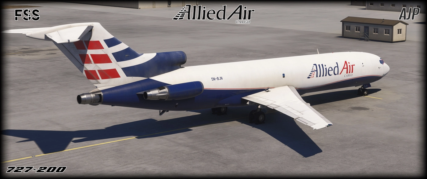 Allied Air Cargo Pack - FSS 727F per Microsoft Flight Simulator | MSFS